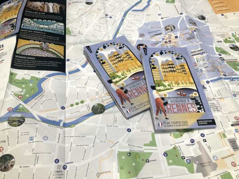 Plan et carte touristique de Rennes Métropole - Tourisme Rennes