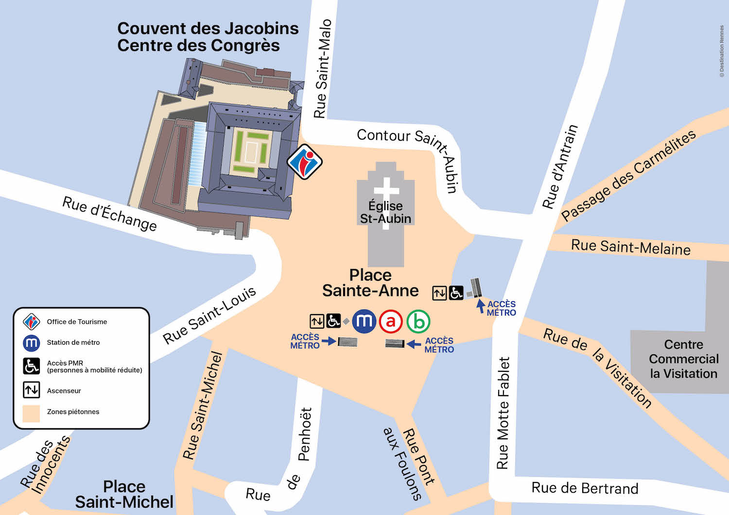 Accéder à l'Office de Tourisme de Rennes - Tourisme Rennes